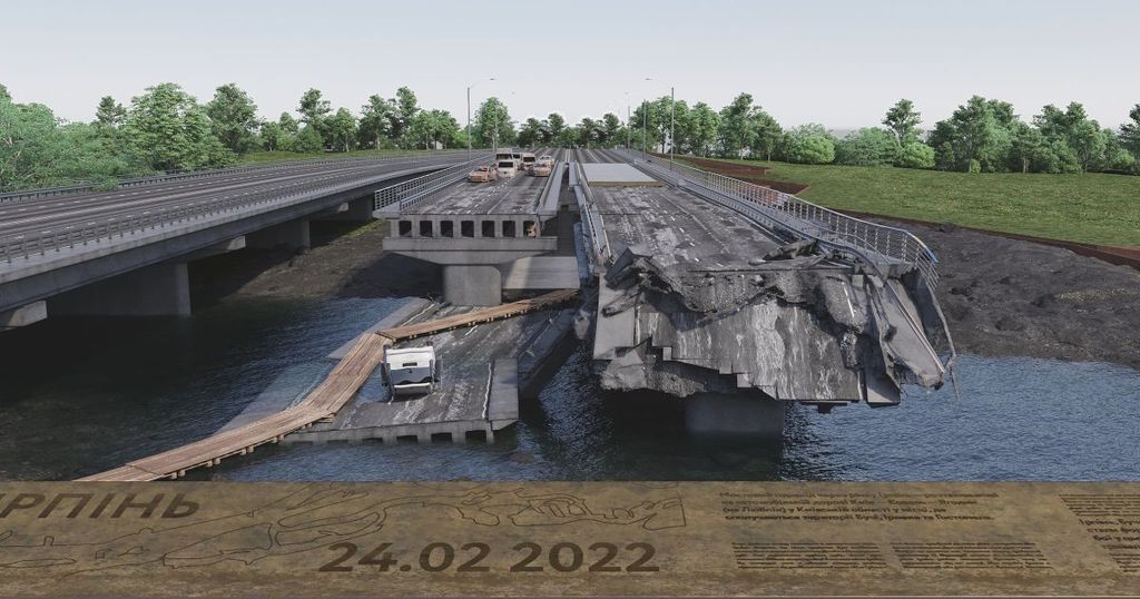 New 115-Meter Bridge Officially Opens in Irpin - Ukraine Travel News